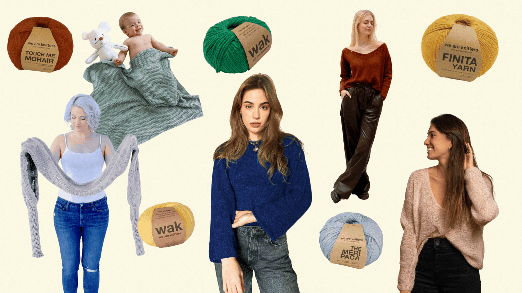 We Are Knitters: craft your joy with yarn and easy and advanced patter